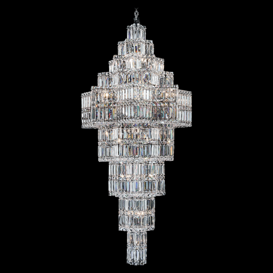 Nile Radiance Void Chandelier – Luxury Crystal Stair Void Light ...