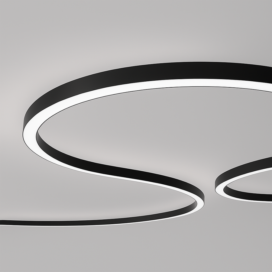 Commercial Square LED Linear Lighting System – FlexCurve 25 Square