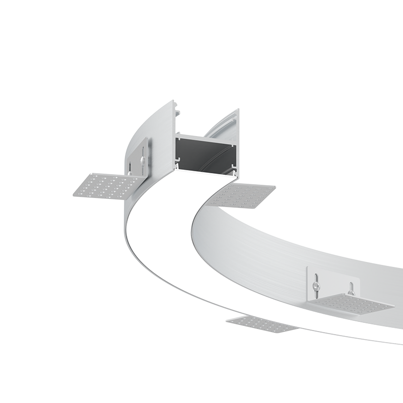Trimless Recessed Curved LED Linear Light – FlexTrim CT50